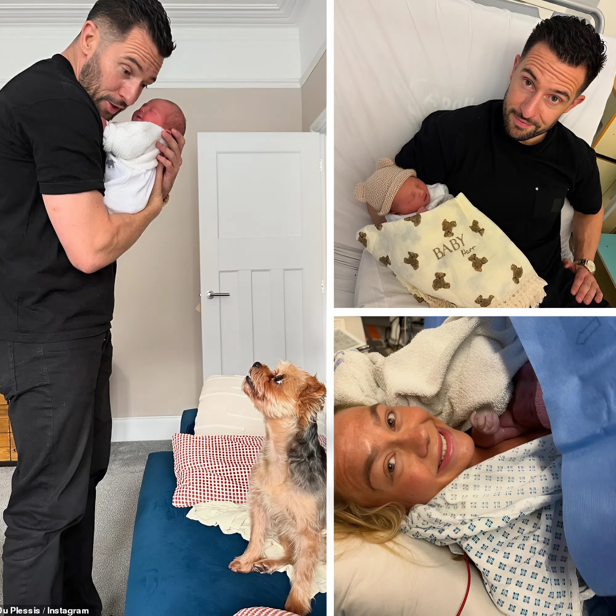 Emmerdale star Michael Parr (Ross Barton) has become a first-time dad ...